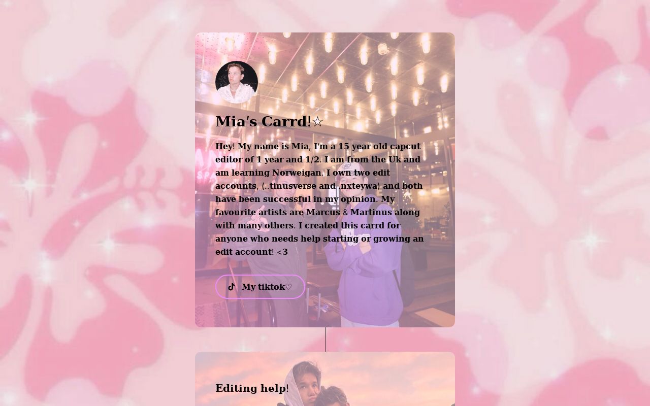 𝐌𝐢𝐚’𝐬 𝐂𝐚𝐫𝐫𝐝